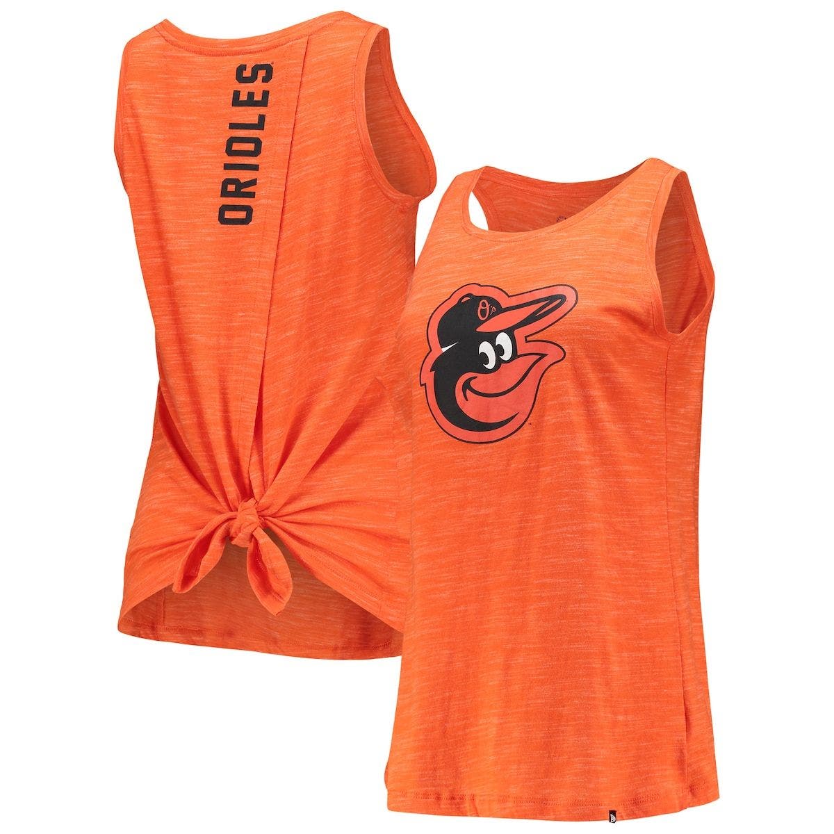 New Era Women's New Era Orange Baltimore Orioles Space Dye Back-Knot ...