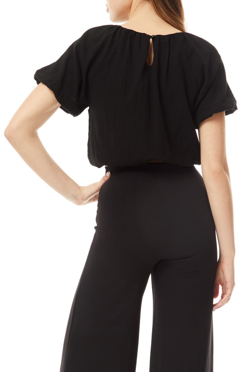 Love By Design Anna Cotton Crop Blouse | Nordstromrack