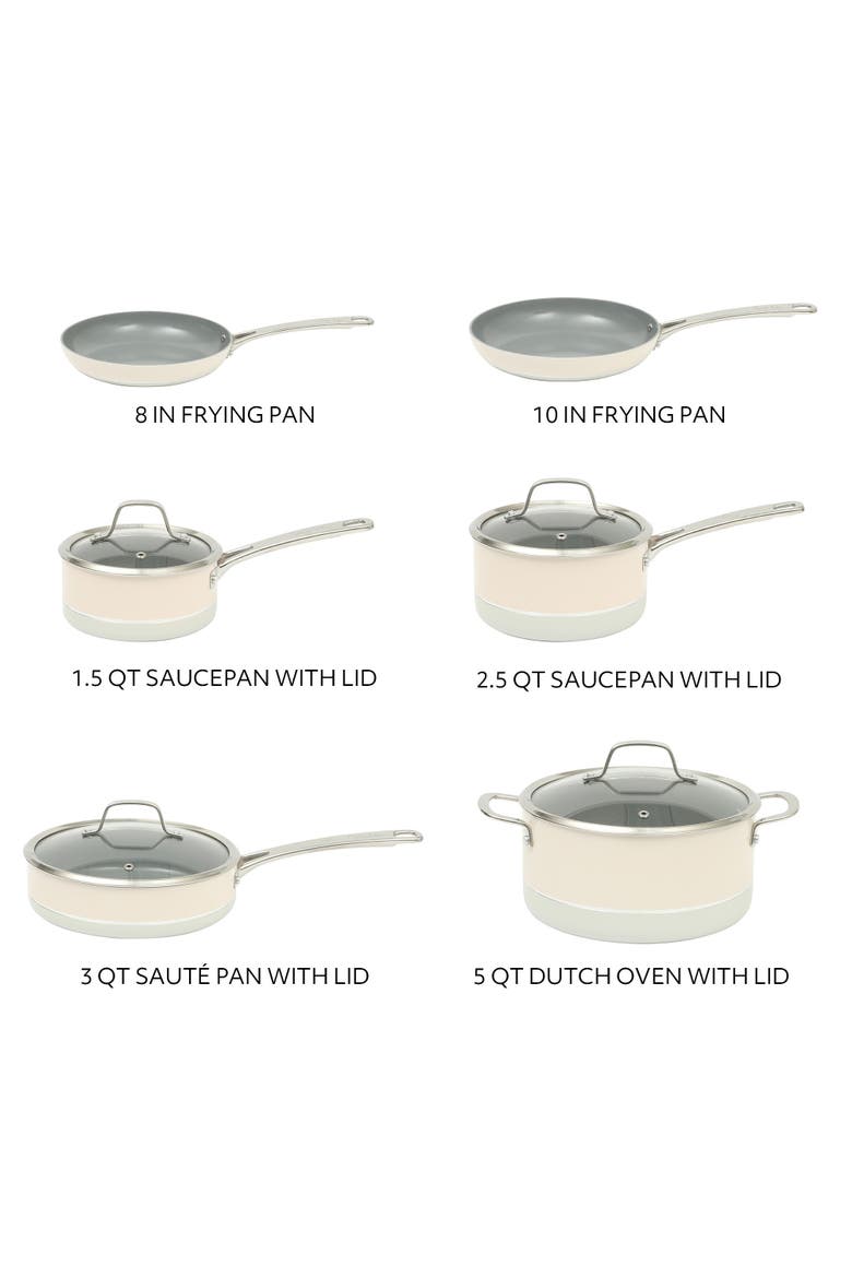 Viva La Cantina 10-Piece Ceramic Nonstick Cookware Set | Nordstrom