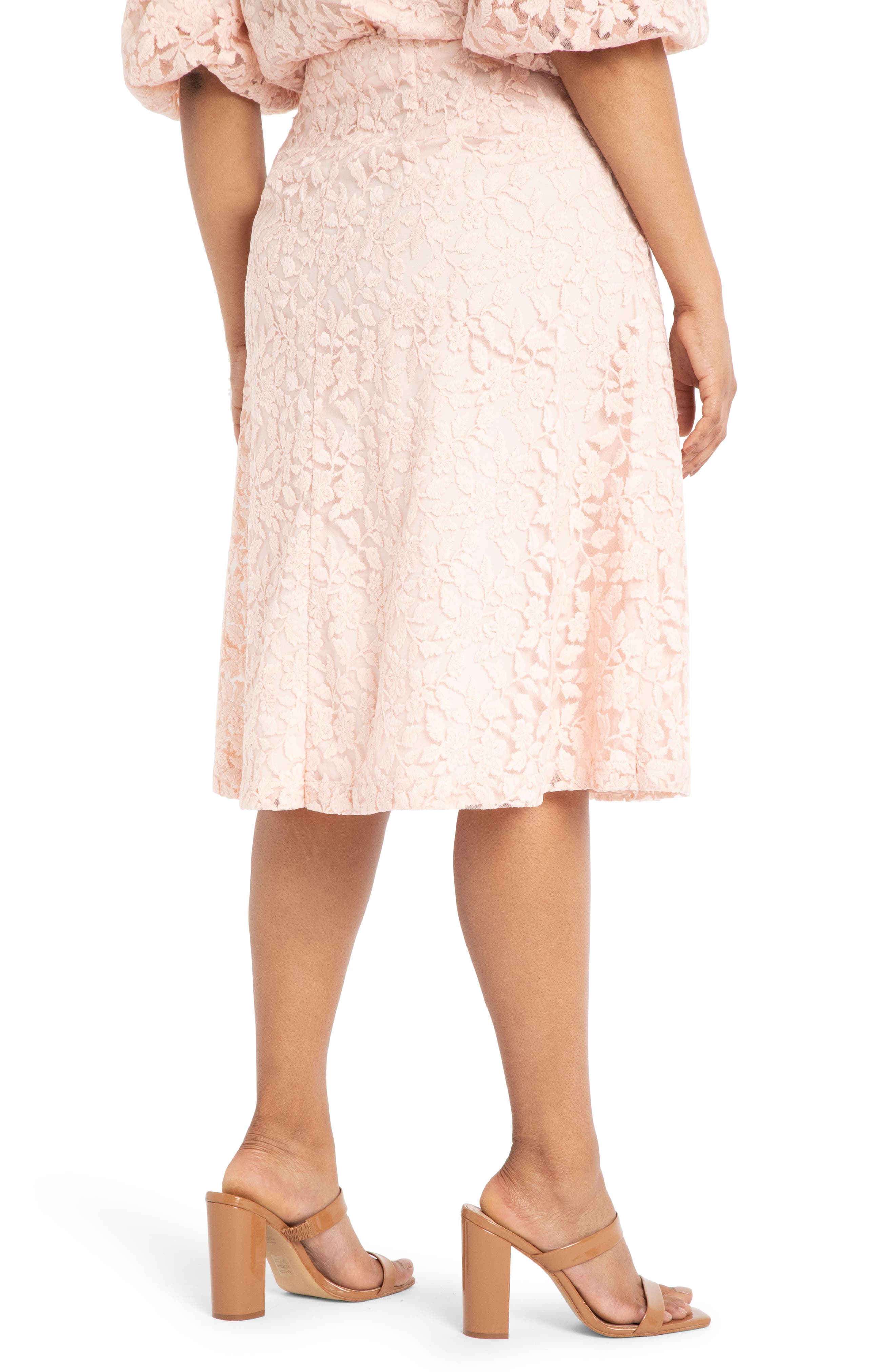 ELOQUII Lace Circle Skirt | Nordstromrack