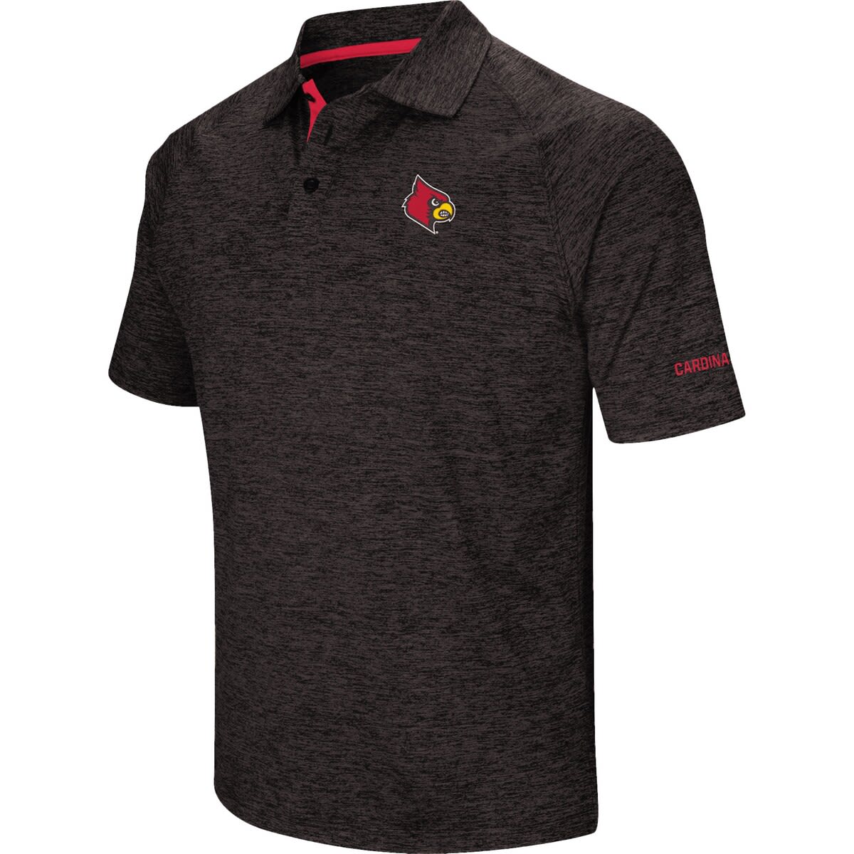 COLOSSEUM Men's Colosseum Black Louisville Cardinals Down Swing Polo ...