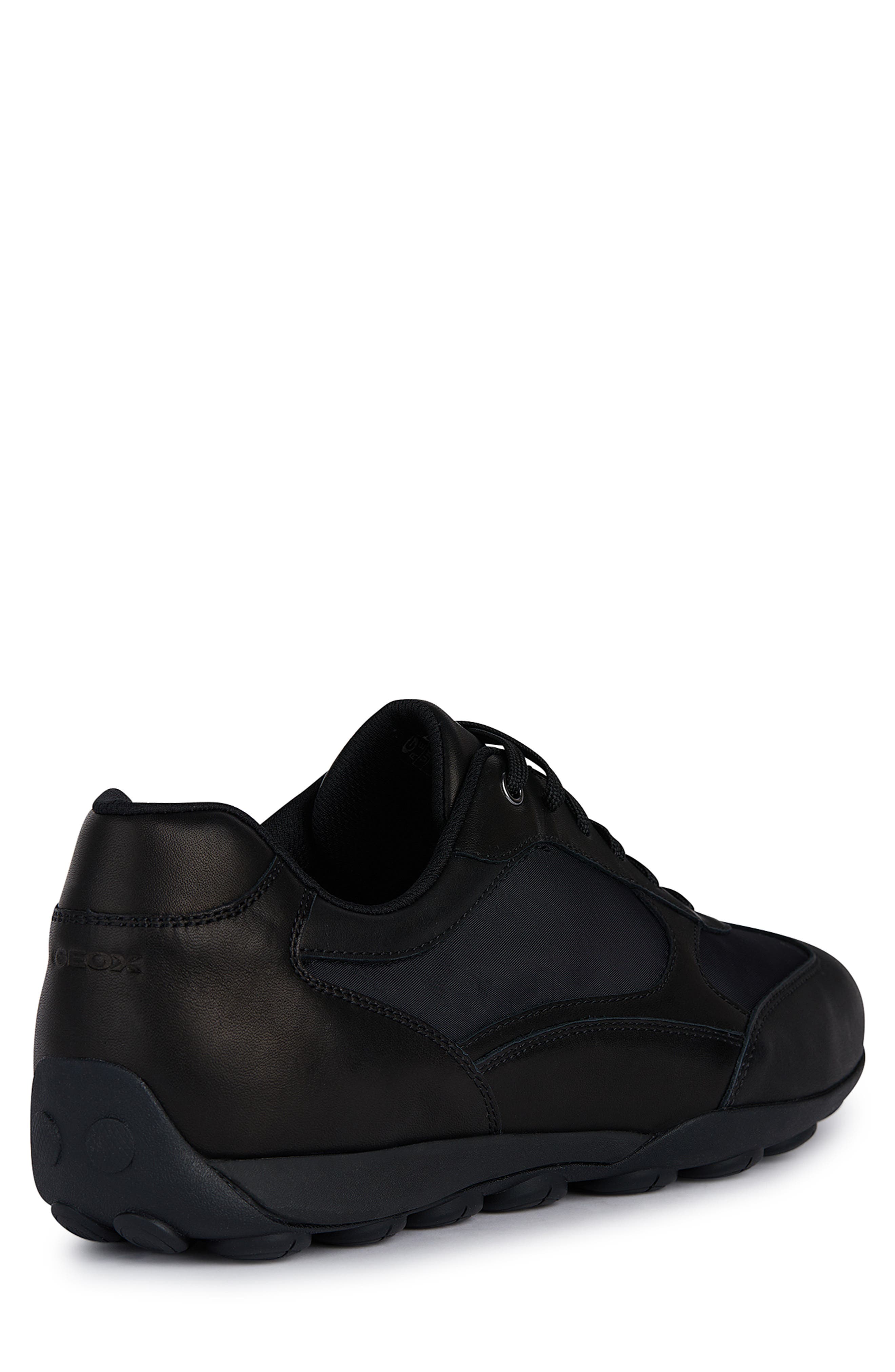 Geox Mixed Media Mesh Lace-Up Sneaker (Men) | Nordstromrack