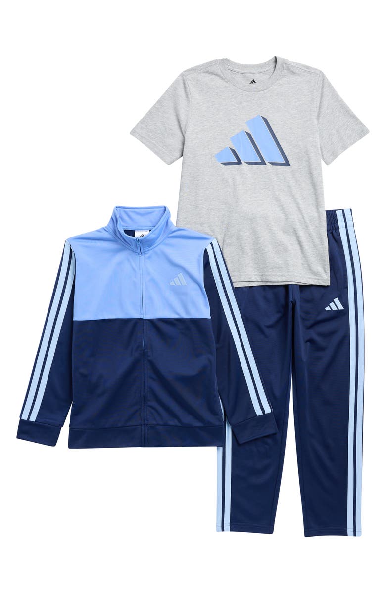 adidas Kids' T-Shirt, Tricot Jacket & Joggers Set | Nordstromrack
