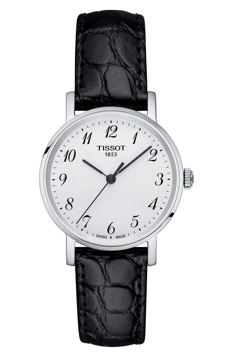 Tissot Everytime Leather Strap Watch, 30mm | Nordstromrack