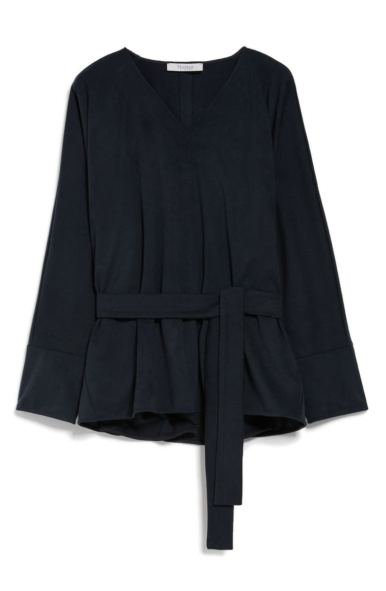 Max Mara Leisure Caladio Belted Knit Top | Nordstromrack