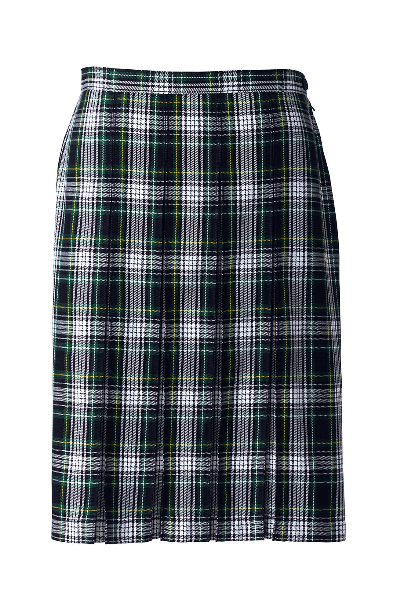 Lands' End School Uniform Young Plaid Box Pleat Skirt Top of the Knee ...