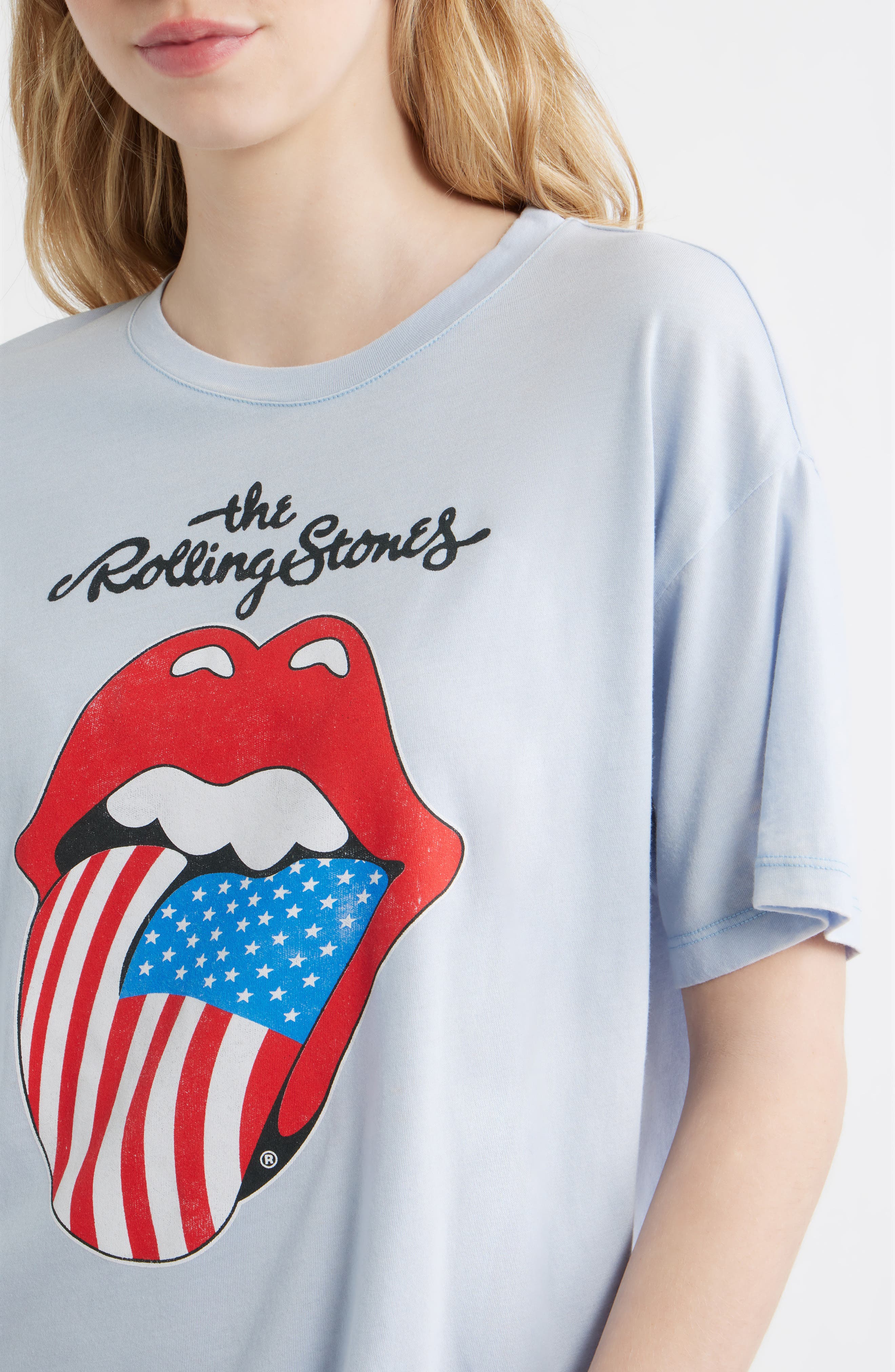Daydreamer Rolling Stones Hot Lips Flag Graphic T-Shirt | Nordstrom