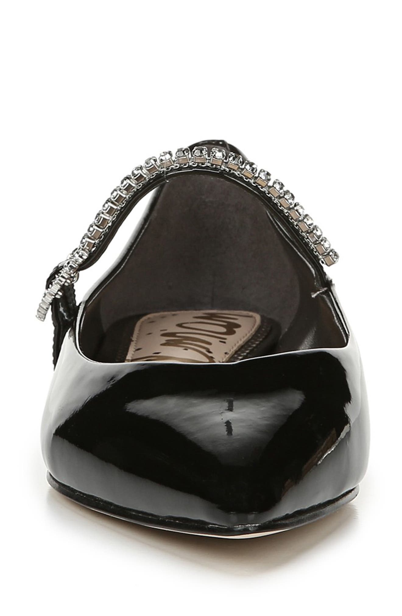 Sam Edelman Rally Crystal Mary Jane Pointed Toe Flat (Women ...
