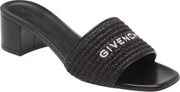 Givenchy Logo Raffia Slide Sandal (Women) | Nordstromrack