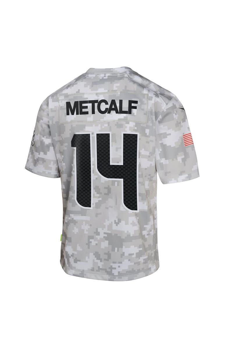Nike Youth Nike DK Metcalf Arctic Camo Seattle Seahawks 2024 Salute to ...