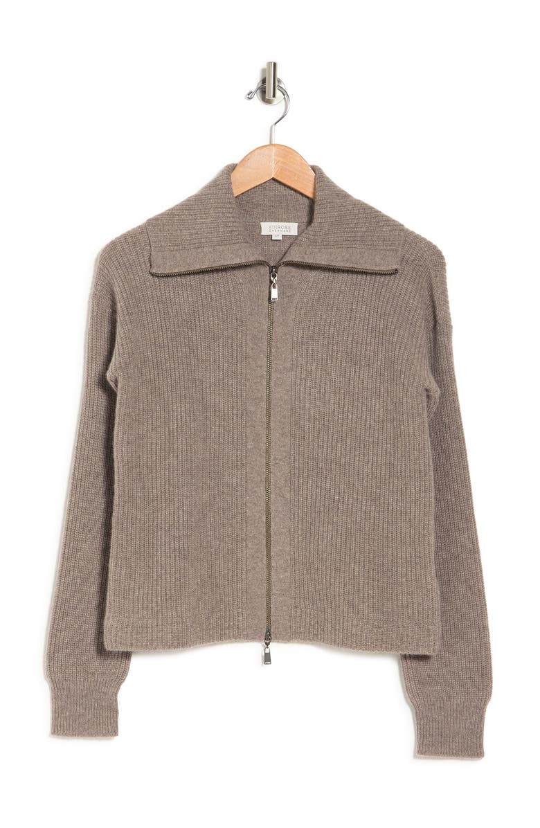 Kinross Zip Front Cropped Cashmere Cardigan | Nordstromrack
