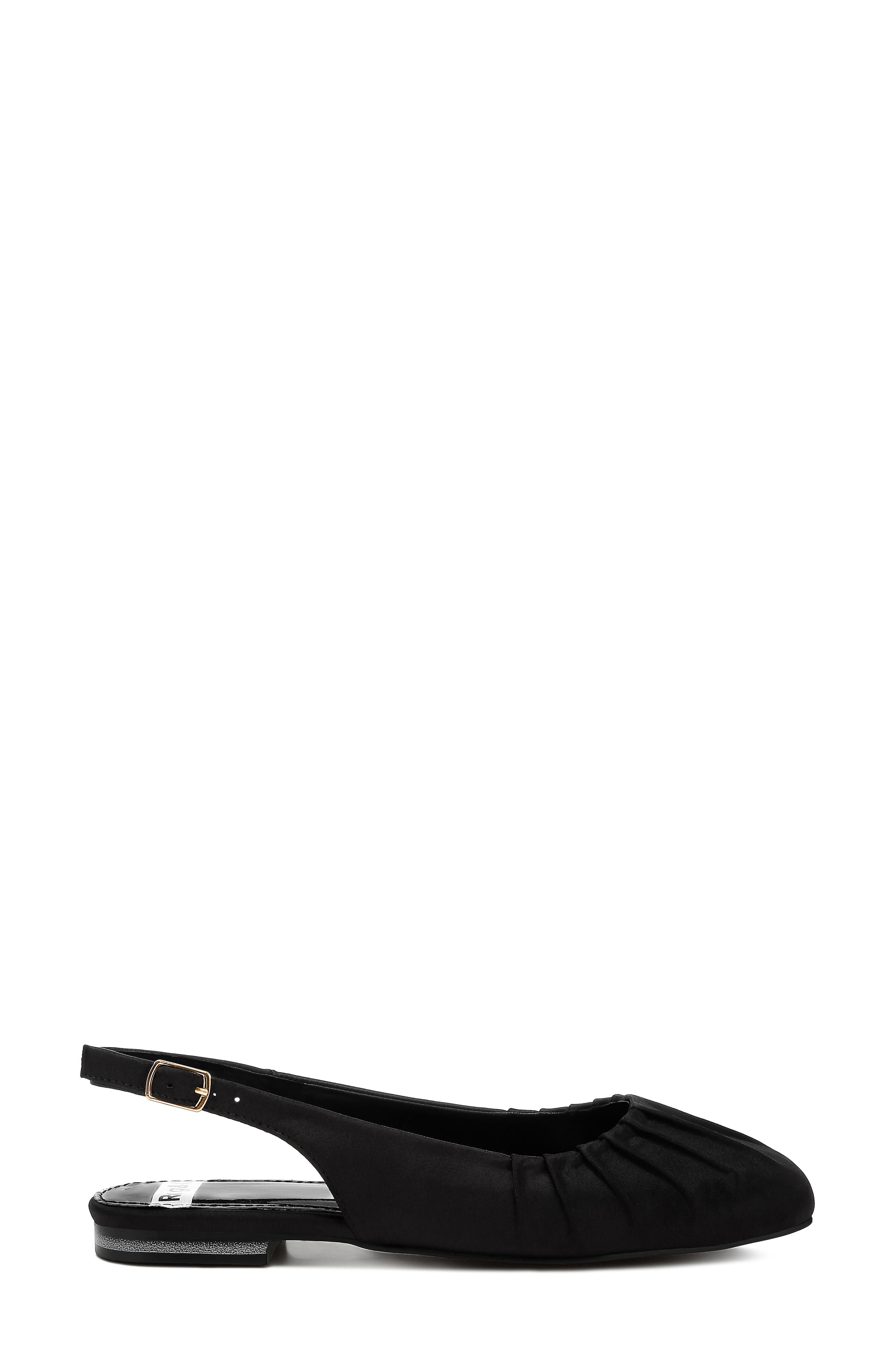 Rag & Co Cheeni Satin Slingback Flat (Women) | Nordstromrack