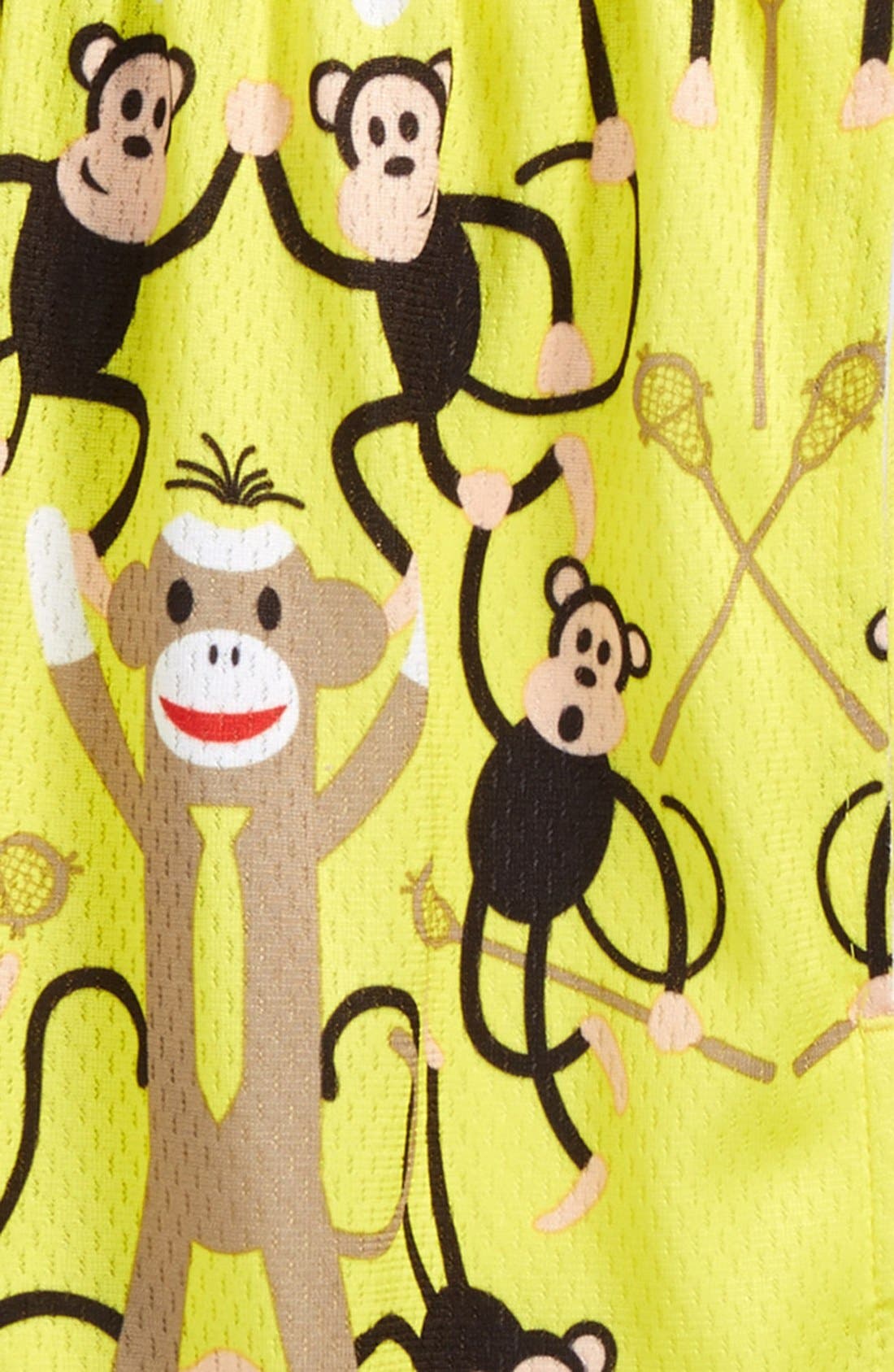 Flow Society 'Sock Monkey Attack' Lacrosse Shorts | Nordstrom