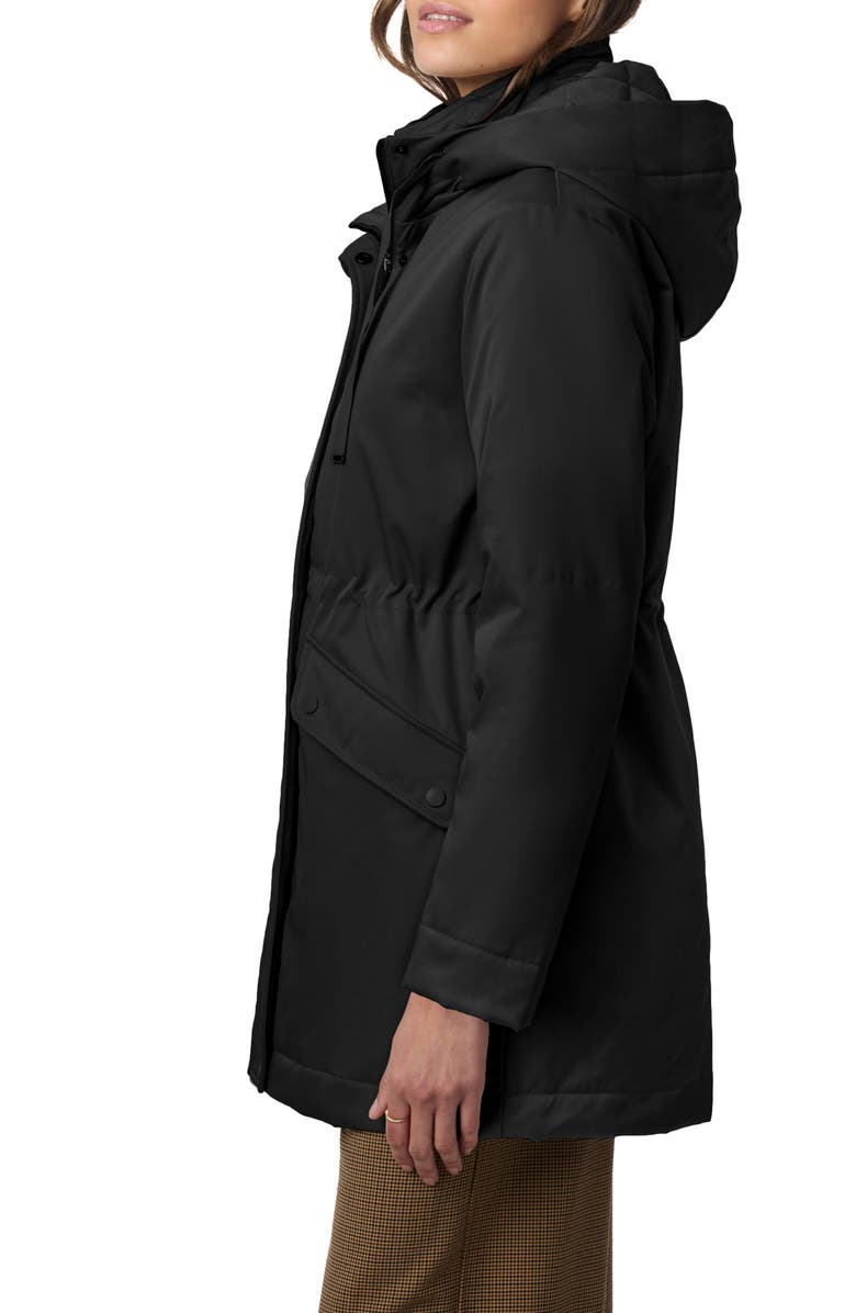 Bernardo Recycled Polyester Jacket with Removable Quilted Bib ...