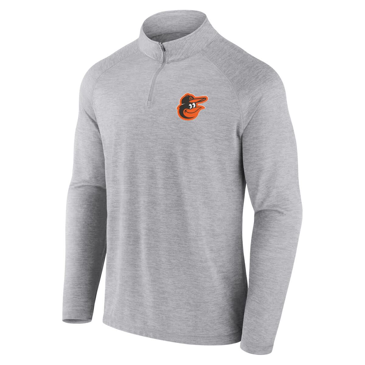 FANATICS Men's Fanatics Gray Baltimore Orioles Head-to-Head Raglan ...