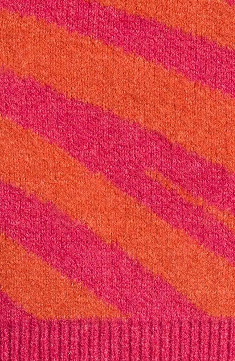 Freshman Kids' Zebra Stripe Quarter Zip Sweater | Nordstromrack