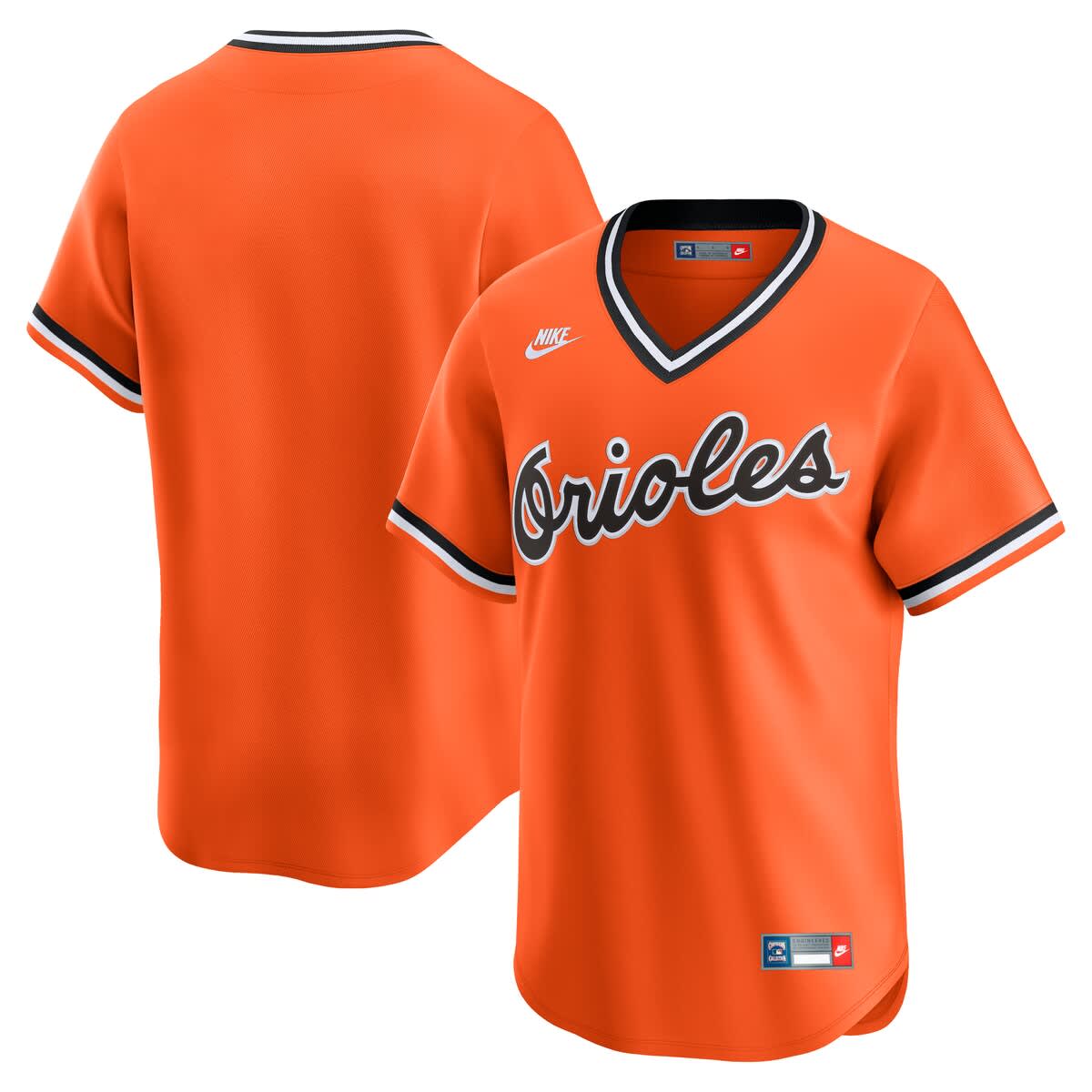 Nike Men's Nike Orange Baltimore Orioles Throwback Cooperstown ...