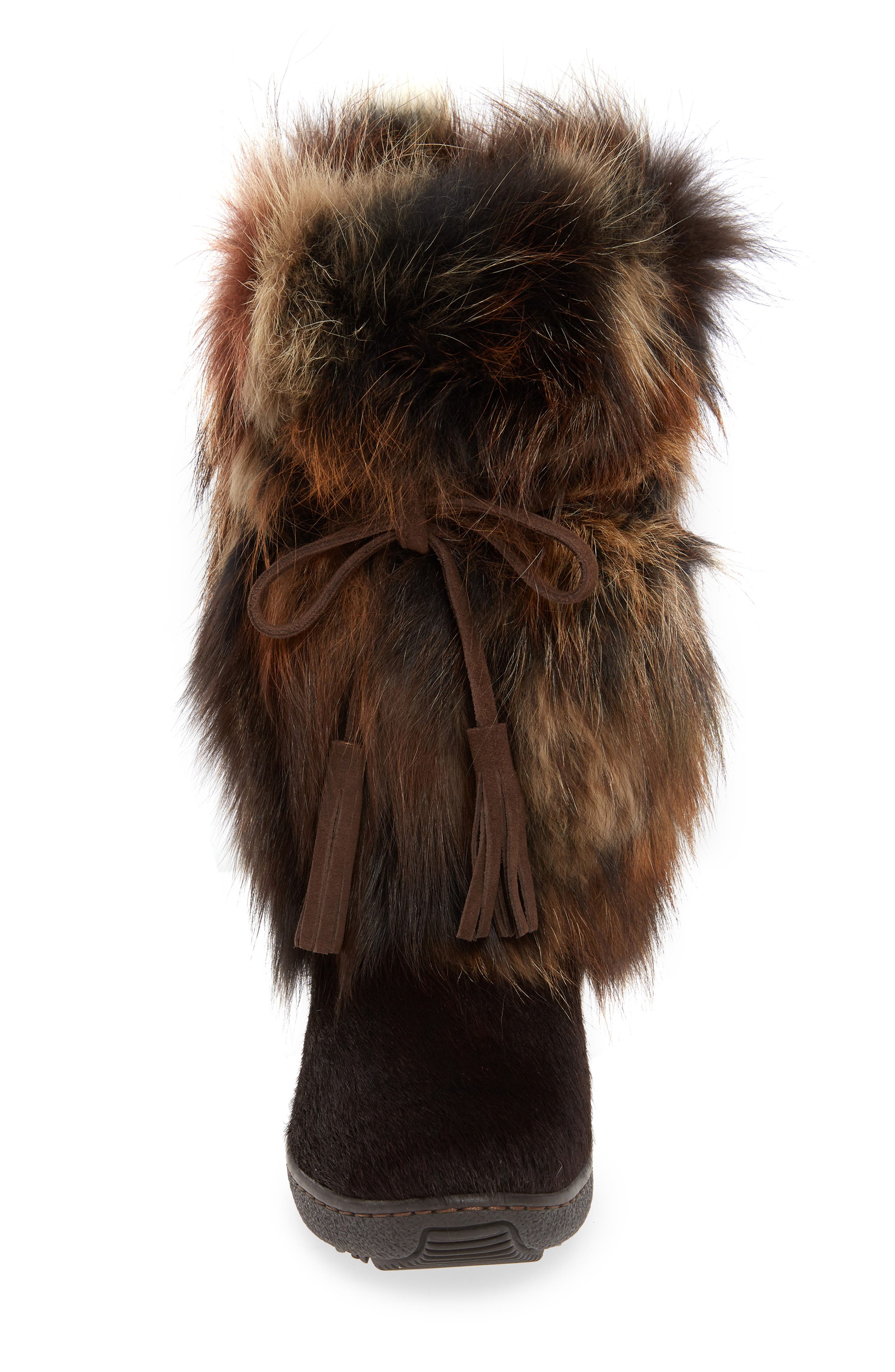 Pajar 'Fox Trot' Genuine Fox Fur & Calf Hair Boot (Women) | Nordstrom