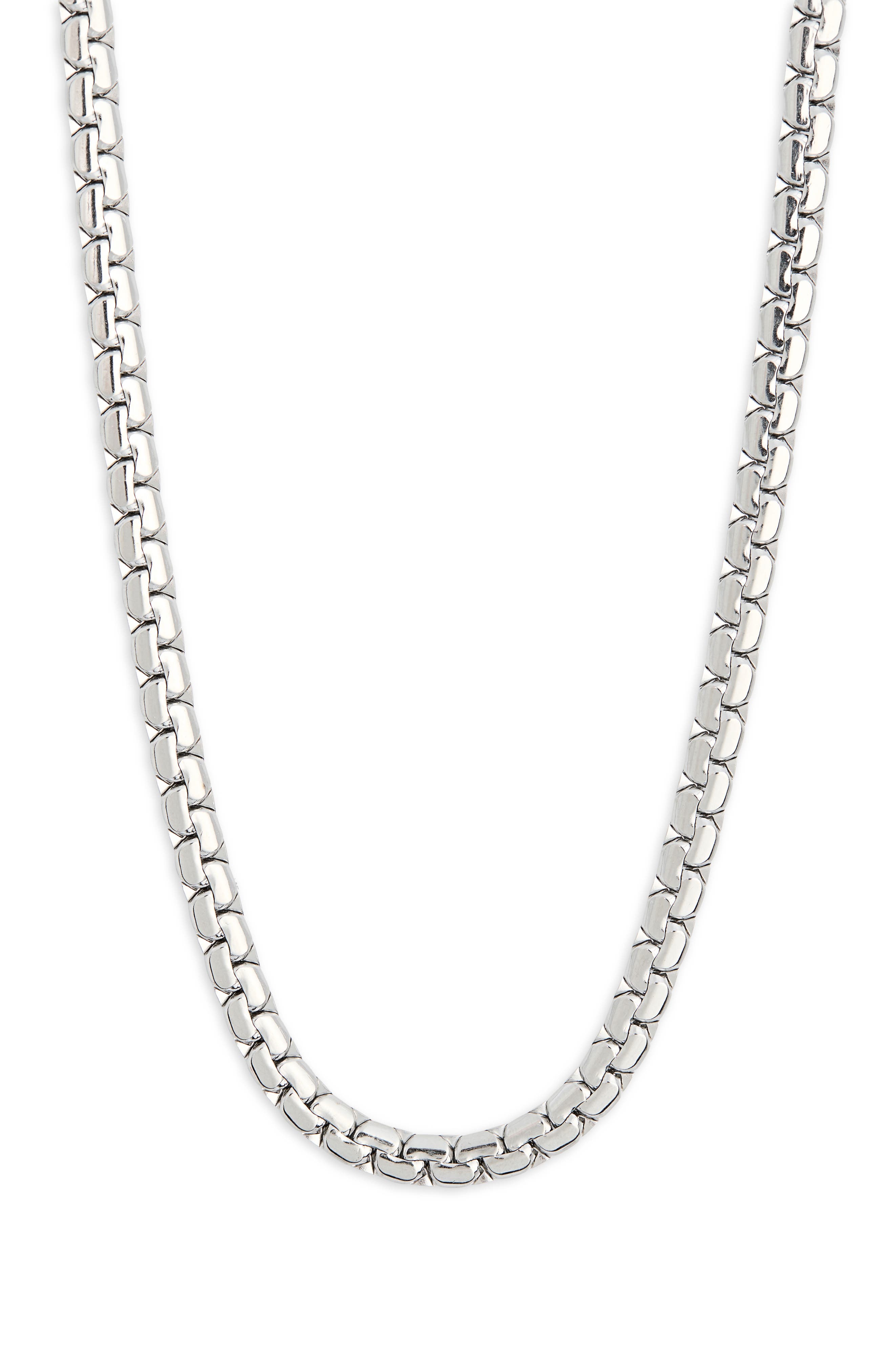 NORDSTROM RACK Men's Intertwined Chain Stainless Steel Necklace ...