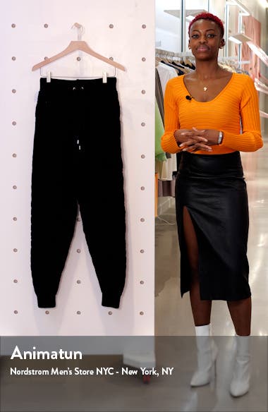 Topshop Quilted Knit Joggers | Nordstromrack