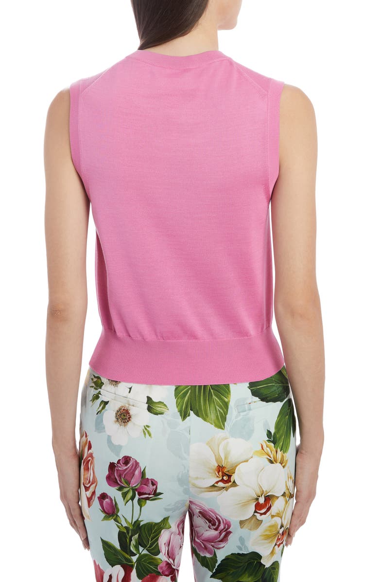 Dolce&Gabbana Silk Sweater Shell | Nordstrom