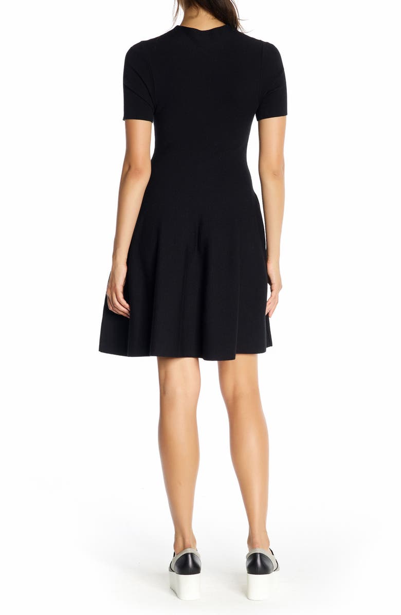 KENDALL + KYLIE Mock Neck Swing Dress | Nordstrom