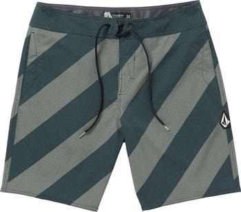 Volcom Quarta Static Stripe Mod Tech Board Shorts | Nordstrom