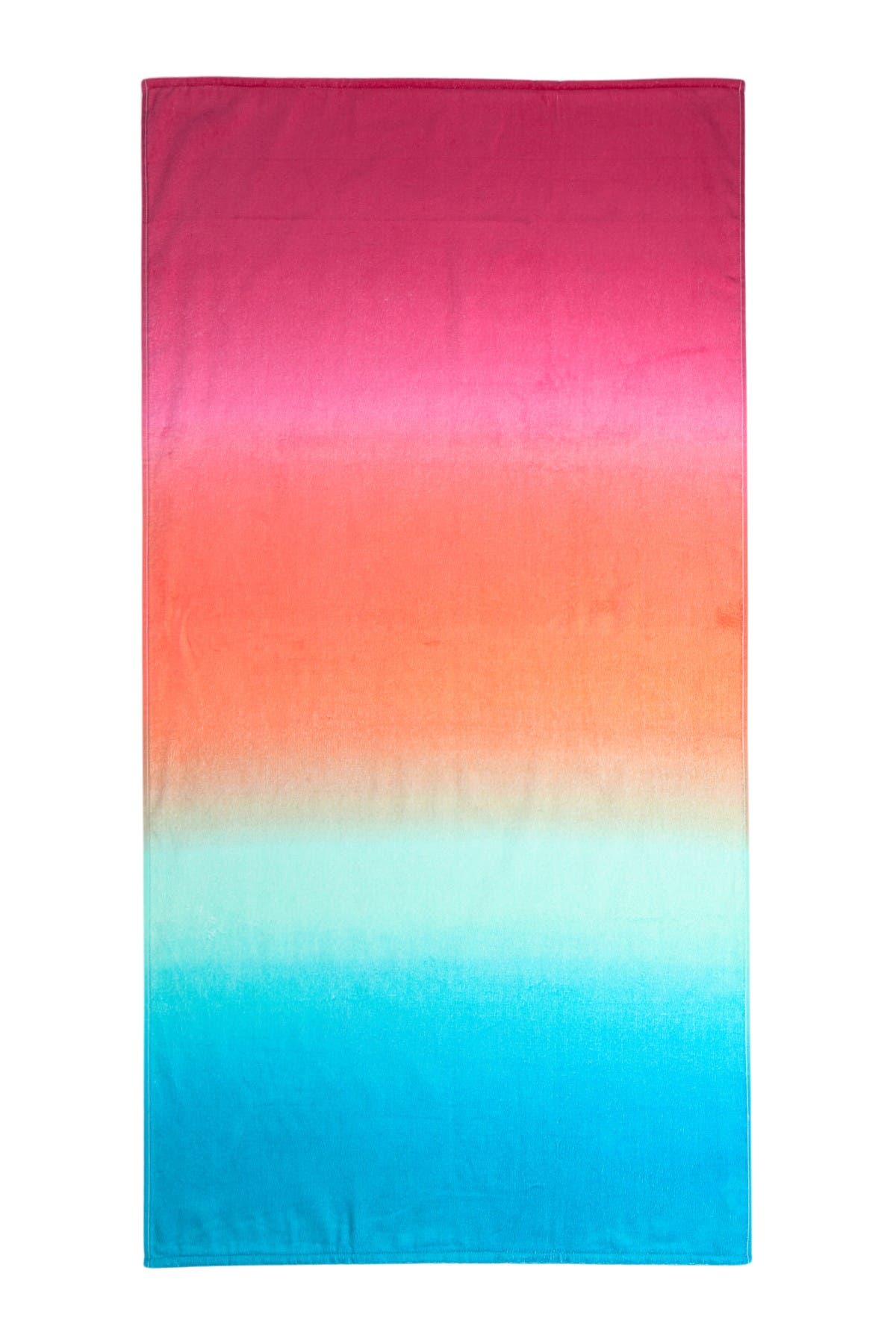 DOHLER Pastel Gradient Stripe Beach Towel - Multi | Nordstromrack
