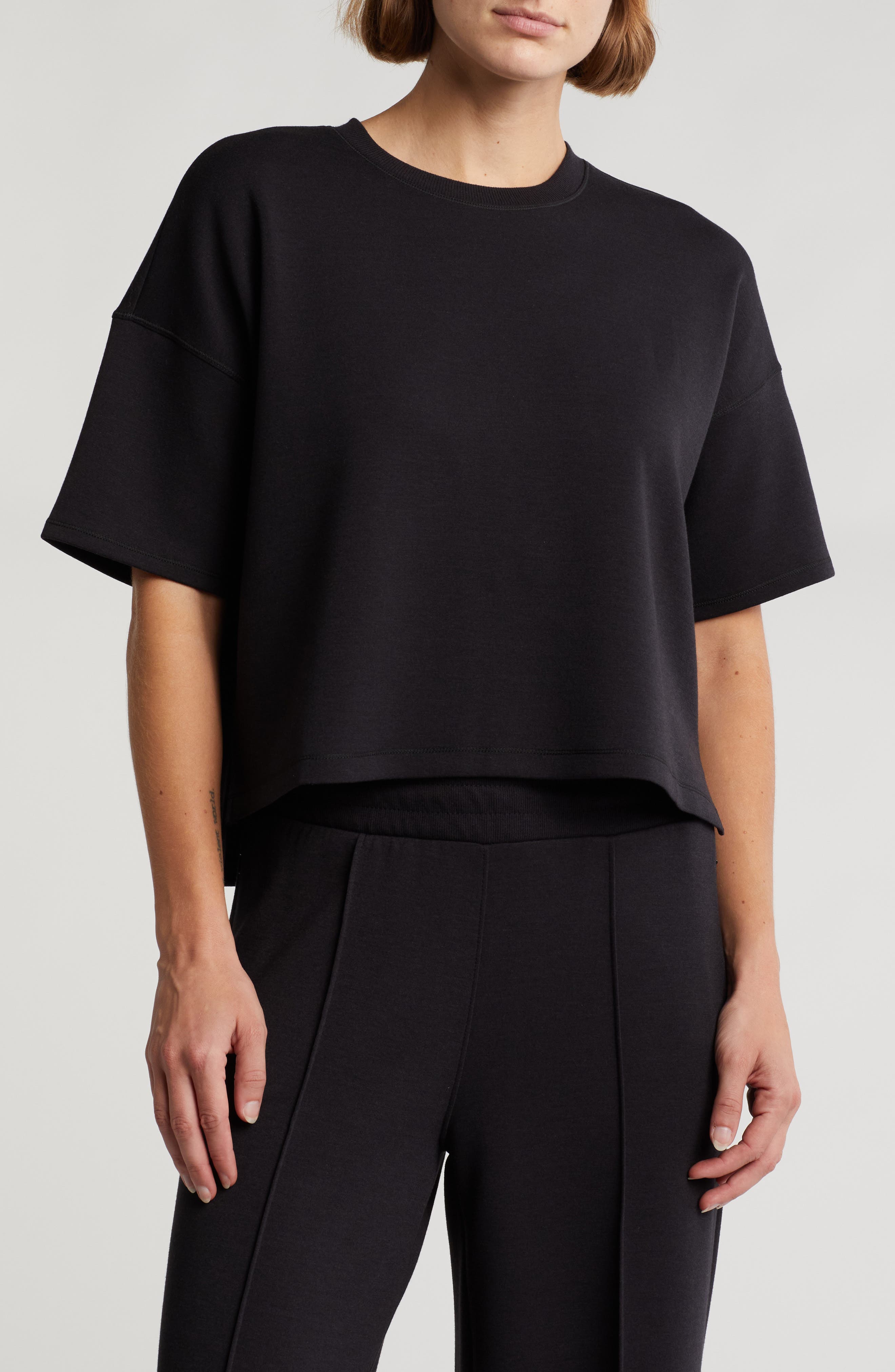 90 DEGREE BY REFLEX Softlite Scuba High-Low T-Shirt | Nordstromrack