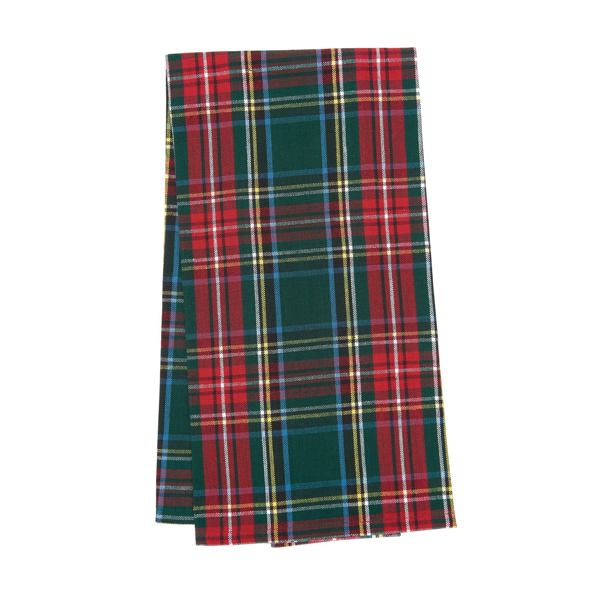 C&F Home Weston Green & Red Plaid 100% Cotton Handwoven Christmas ...