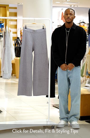 English Factory Wide Leg Knit Pants | Nordstrom