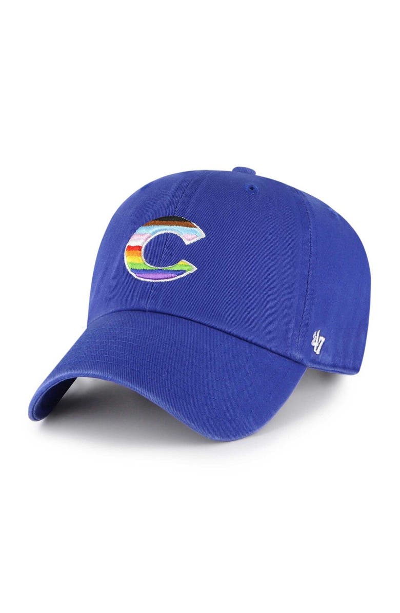 '47 Men's '47 Royal Chicago Cubs Team Pride Clean Up Adjustable Hat ...