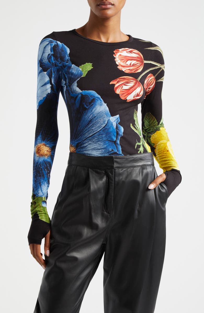 Alice + Olivia Floral Print Top | Nordstromrack