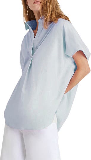 French Connection Rhodes Boxy Collared Blouse | Nordstromrack