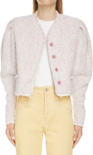 Isabel Marant Izma Leg of Mutton Sleeve Bouclé Jacket | Nordstrom