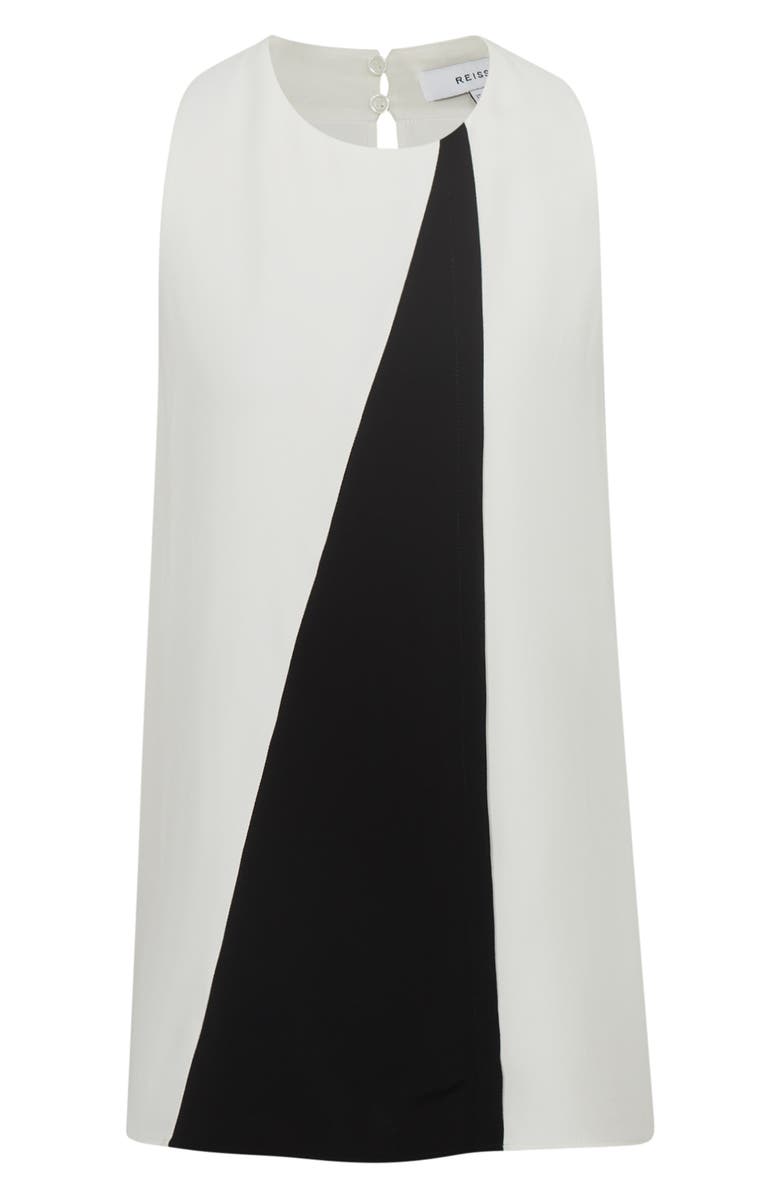 Reiss Sharon Colorblock Sleeveless Blouse | Nordstromrack
