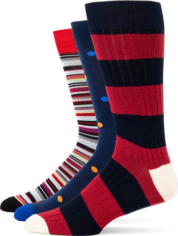 Lorenzo Uomo 3-Pack Assorted Dress Socks | Nordstromrack