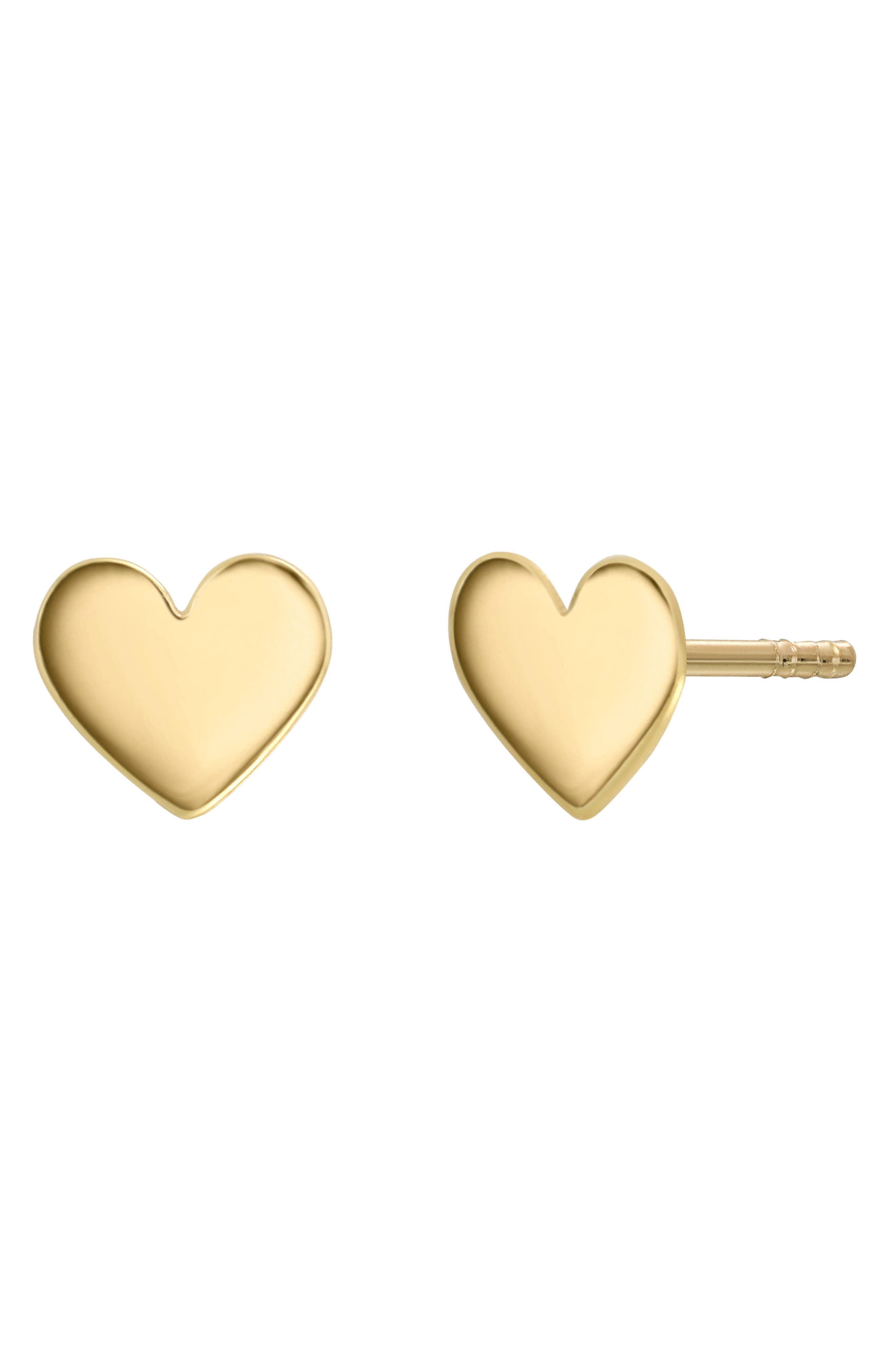 Bony Levy 14K Gold Heart Stud Earrings | Nordstrom