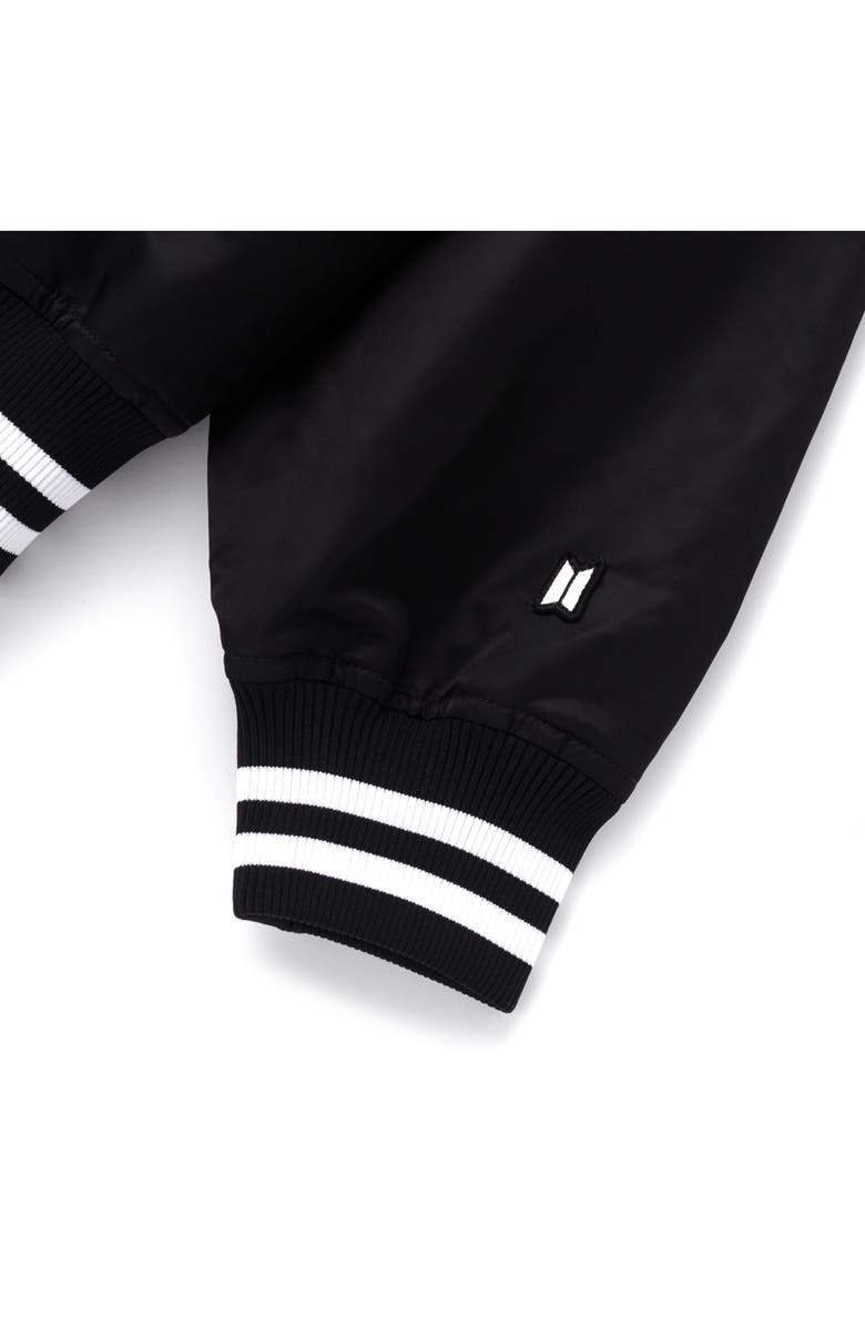 BTS THEMED MERCH Gender Inclusive Boy with Luv Stadium Varsity Jacket ...