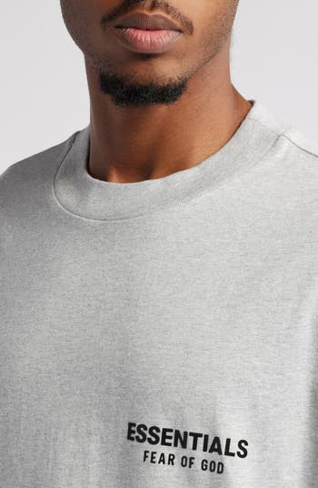 Fear of God Essentials Long Sleeve Cotton Jersey Graphic T Fear of God Essentials Long Sleeve Cotton Jersey Graphic T