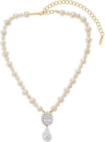 Ettika Royal Heirloom Cultured Freshwater Pearl Necklace | Nordstrom