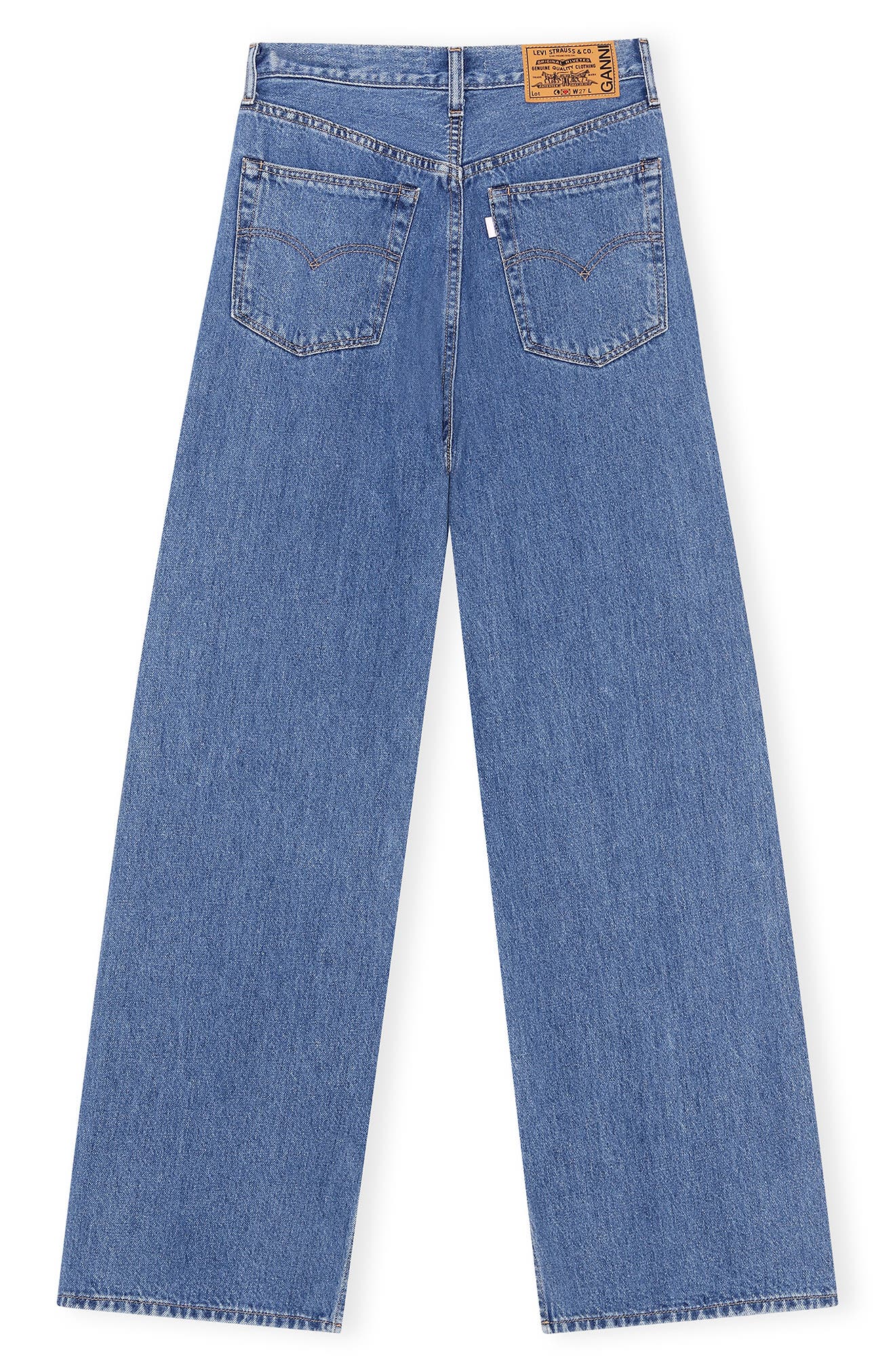 Ganni x Levi's® High Waist Wide Leg Jeans | Nordstrom