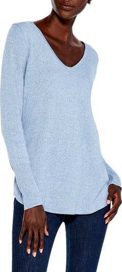 NIC+ZOE Vital V-Neck Cotton Blend Sweater | Nordstrom