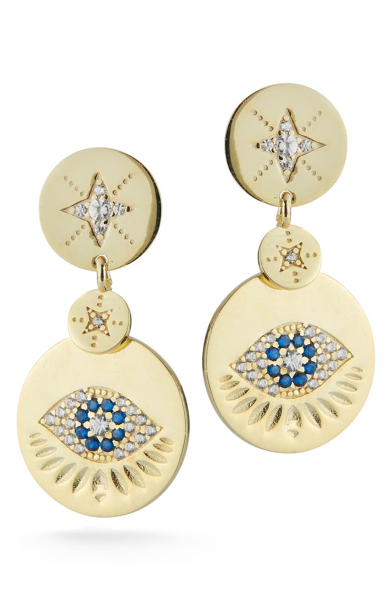 SPHERA MILANO Evil Eye Drop Earrings | Nordstromrack