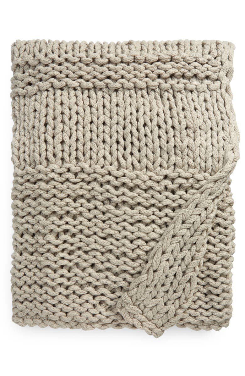 Nordstrom Mixed Stitch Throw Blanket | Nordstromrack