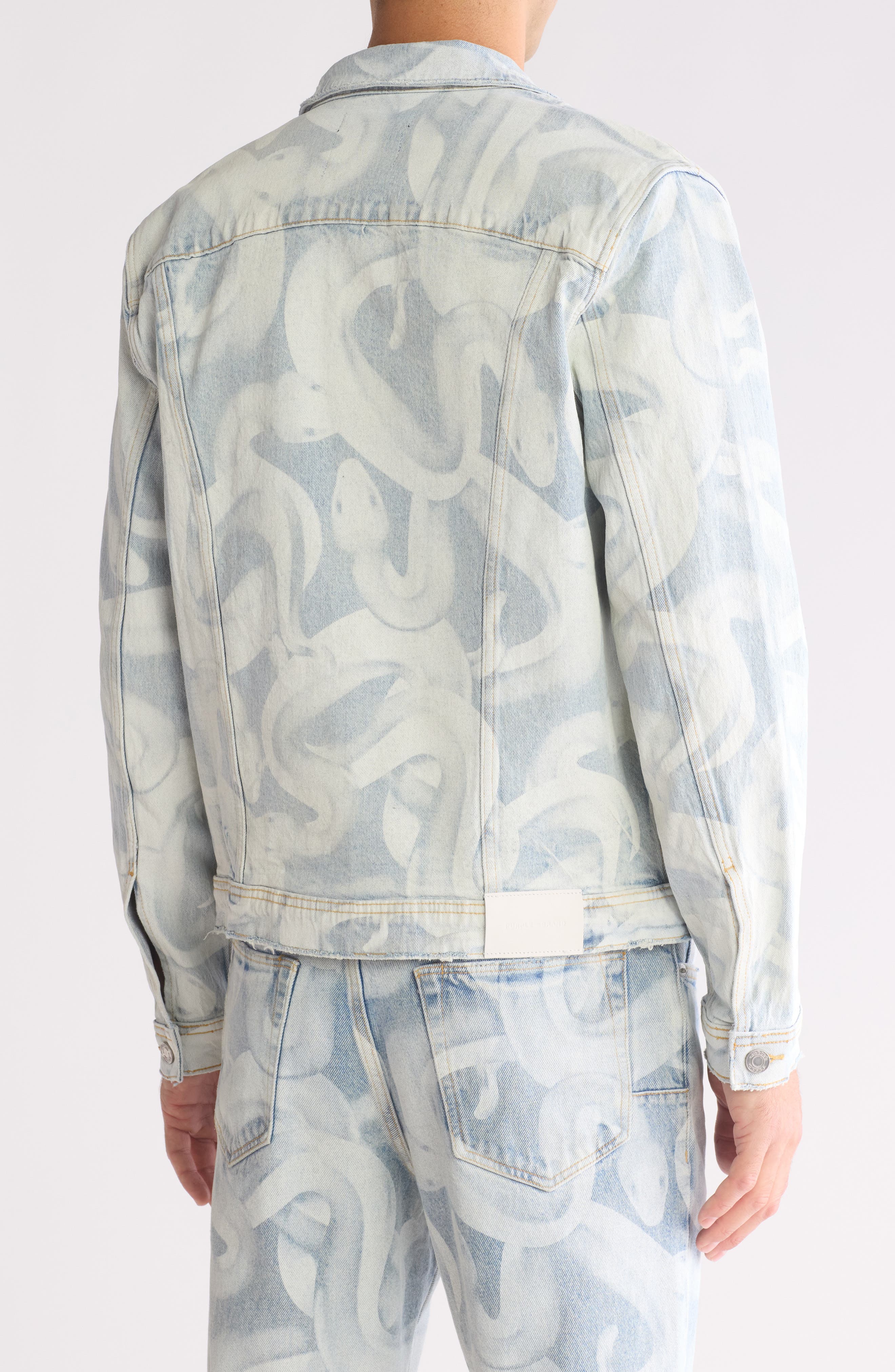 PURPLE BRAND Snake Denim Jacket | Nordstromrack