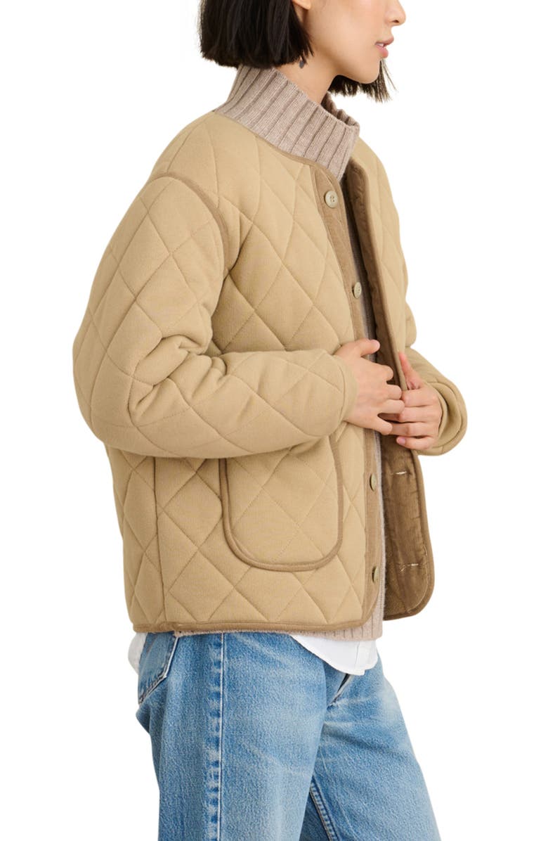 Alex Mill Quilted Cotton Fleece Jacket | Nordstromrack