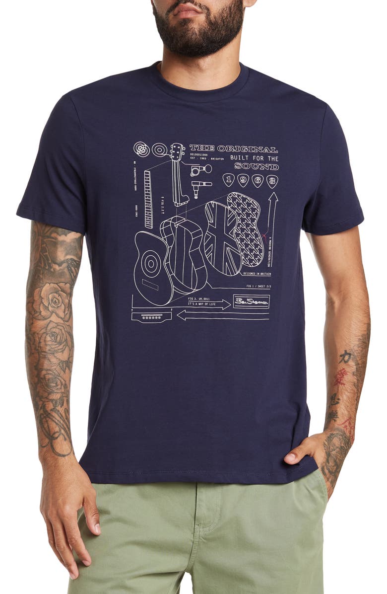 Ben Sherman Exploded Guitar Graphic T-Shirt | Nordstromrack