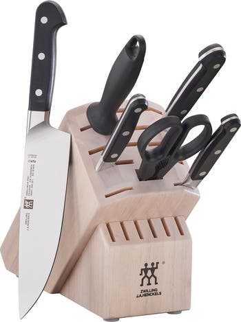 ZWILLING Pro Knife Block 7-Piece Set - White | Nordstrom