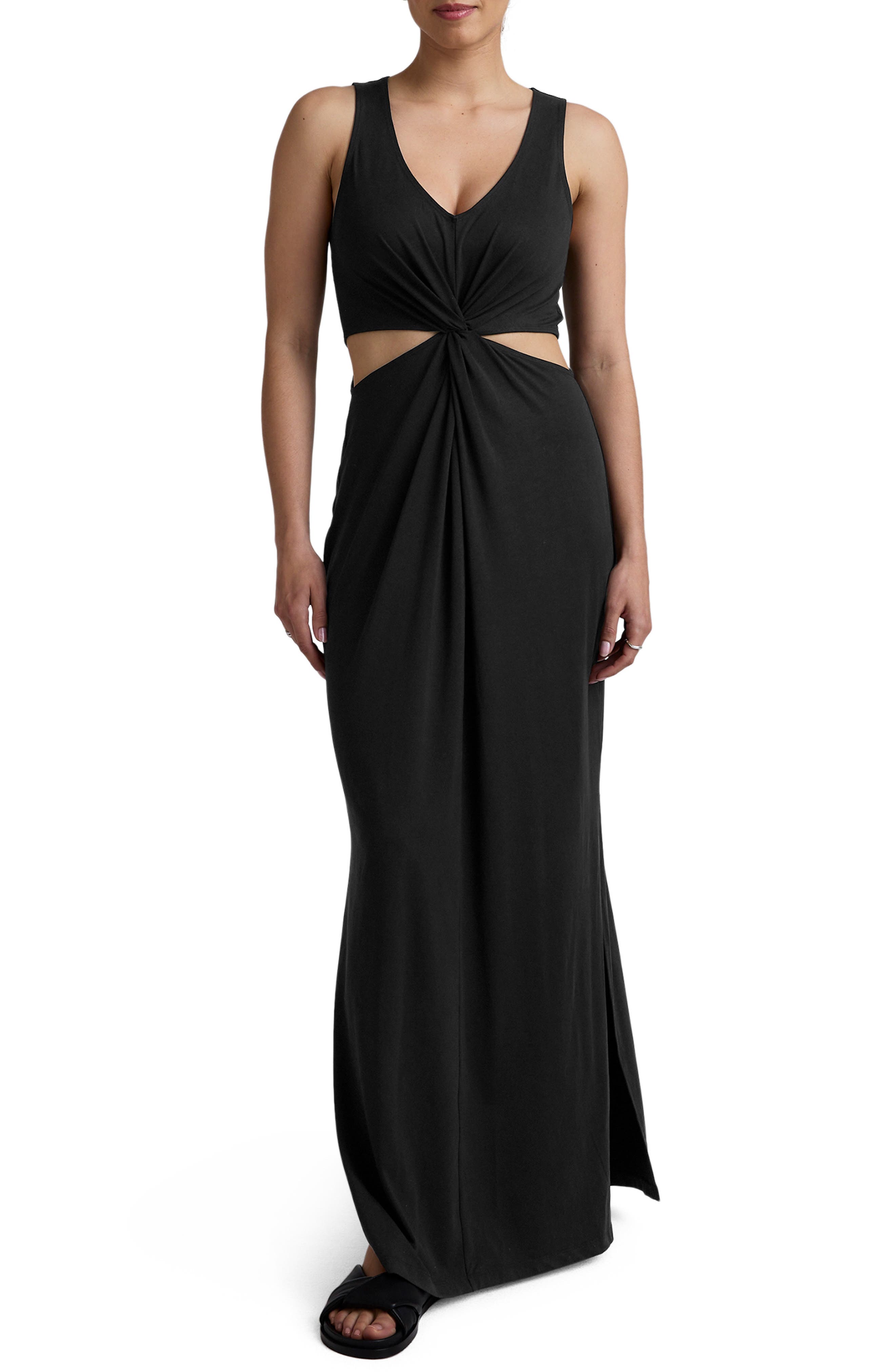 Beyond Yoga Around The World Cutout Detail Maxi Dress | Nordstrom
